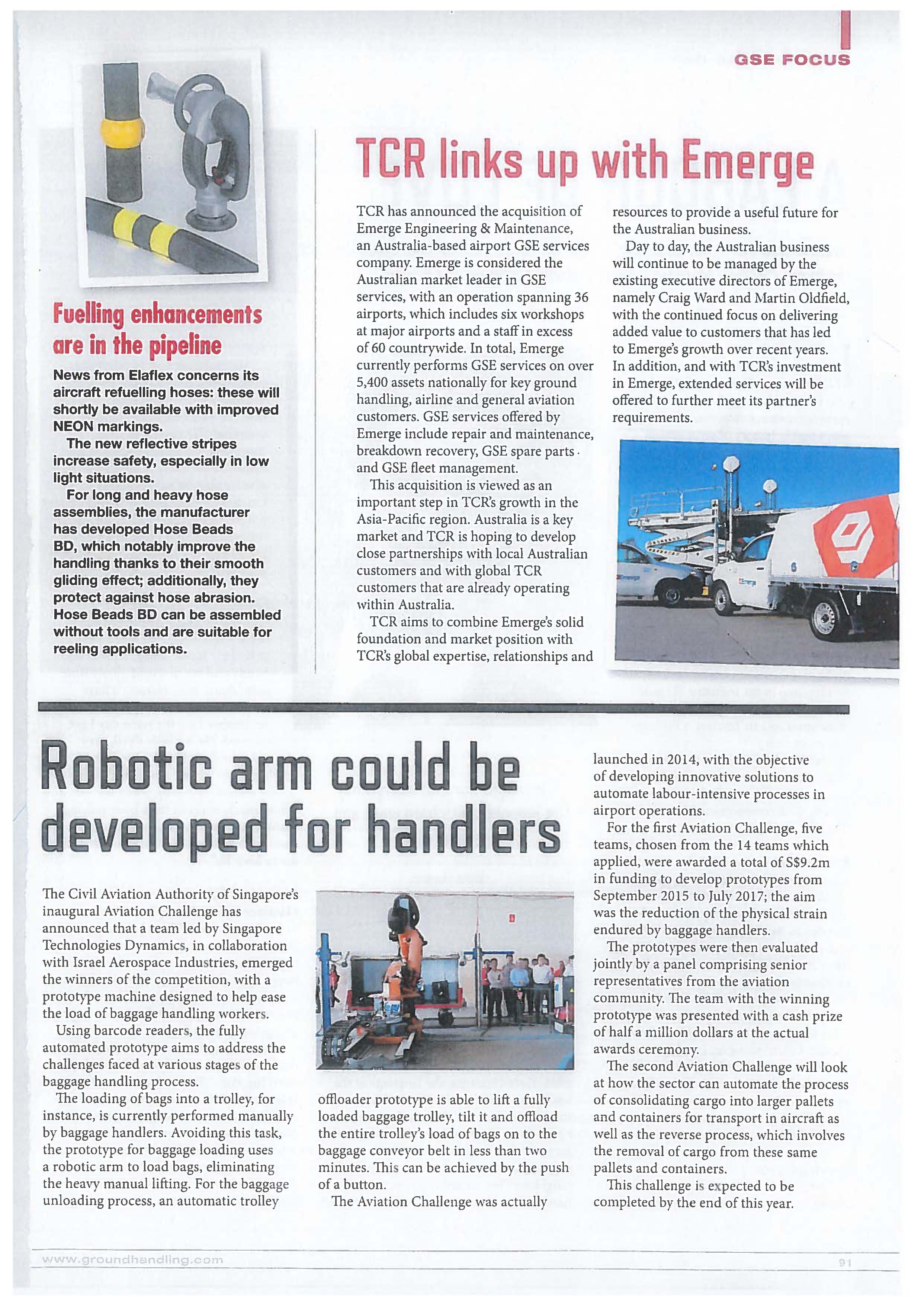 TCR acquires Emerge | TCR Group